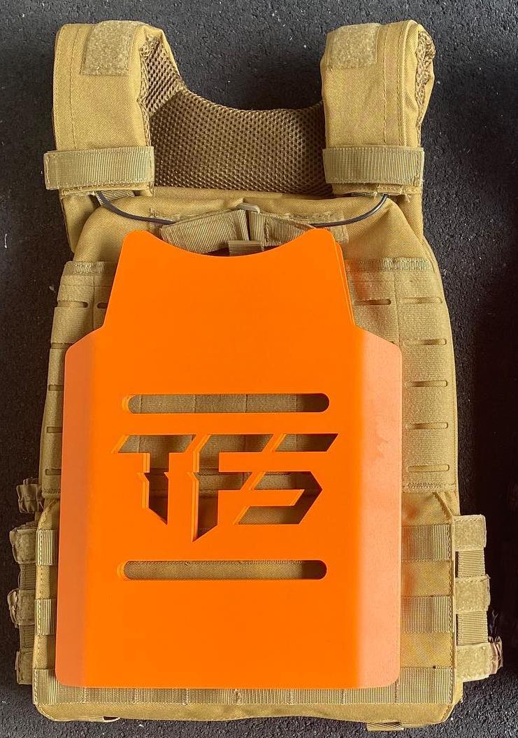 TFS Vest Plates ORANGE 2 kg - TacFit Solutions